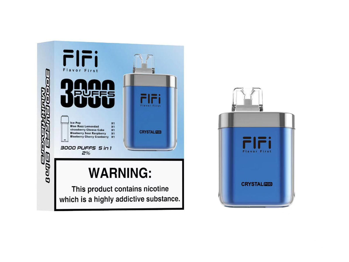 FiFi Crystal Pod 3000 Disposable Vape Box of 5 – U Vape Wholesale