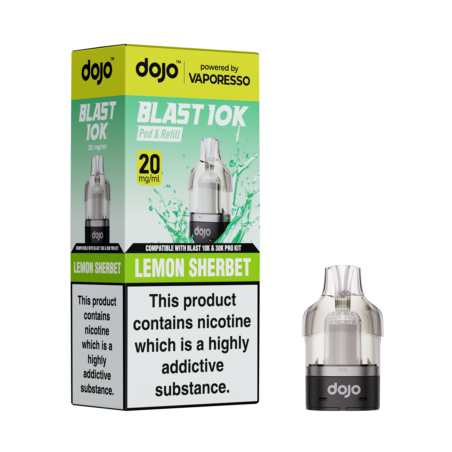 Dojo Blast 30K Pro Replacement Pods 20mg- 5 Pack – U Vape Wholesale