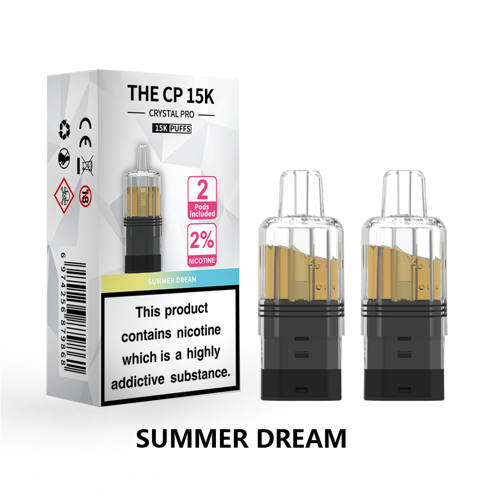 Crystal Prime 15K Pre-filled Replacement Pod | 5 Pack – U Vape Wholesale